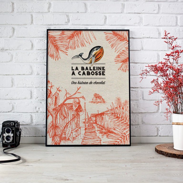 Affiche-Poster La Baleine à Cabosse - Le Village ~ La Baleine à Cabosse