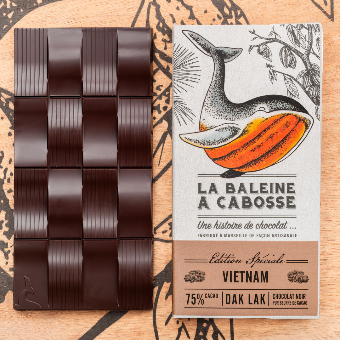 Tablette Vietnam Dak Lak 75% ~ La Baleine à Cabosse